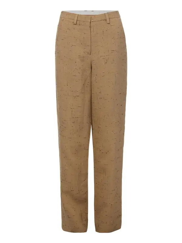 RÙADH The Lea Twill Straight-leg Pants - Brown