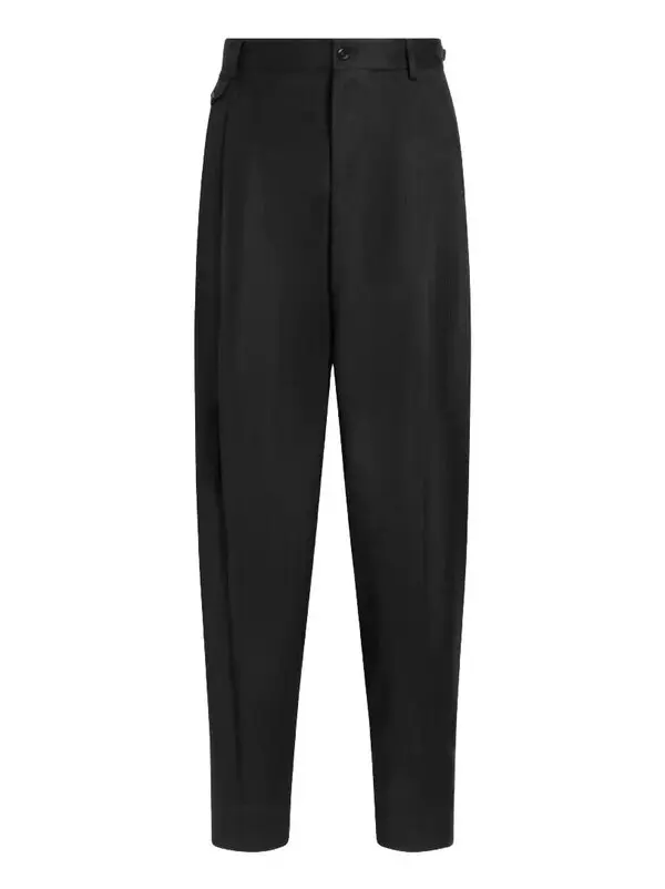 Dolce & Gabbana Belt-loops Trousers - Black