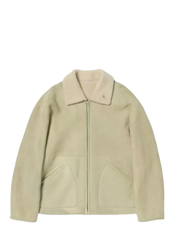 Auralee Merino Mouton Jacket - Neutrals