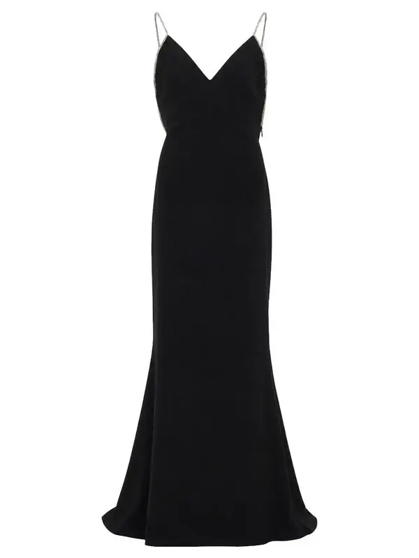 TOM FORD Silk Satin Slip Gown - Black