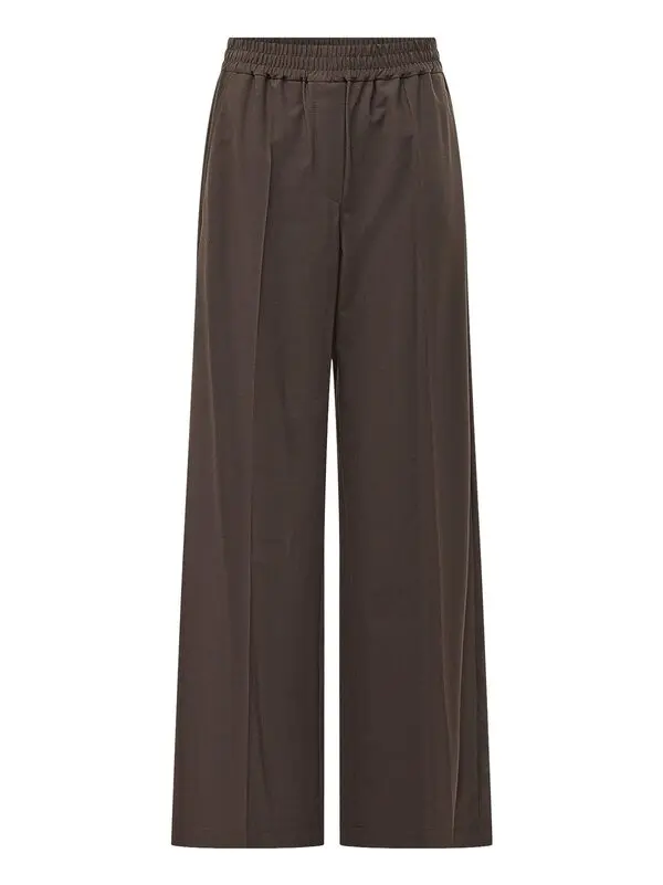 Brunello Cucinelli Paint-nts Tapered Trousers For Fall/winter 2026 - Caffe