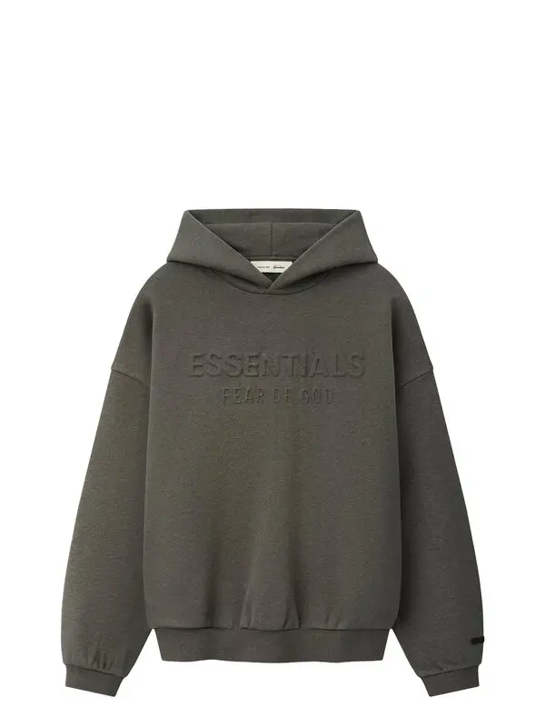 Fear Of God Embossed 90s Relaxed Hoodie 'ash Heather - Grey