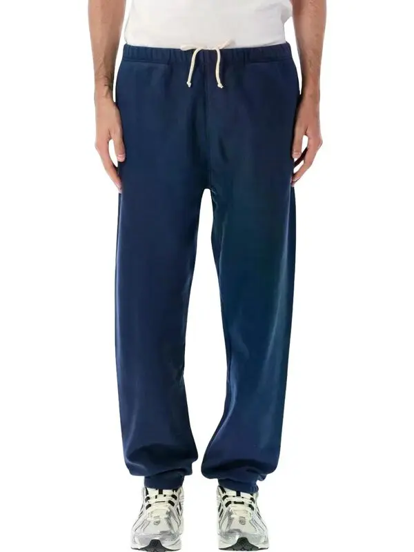 CHAMPION REVERSE WAVE Drawstring-waist Track Pants - Blue
