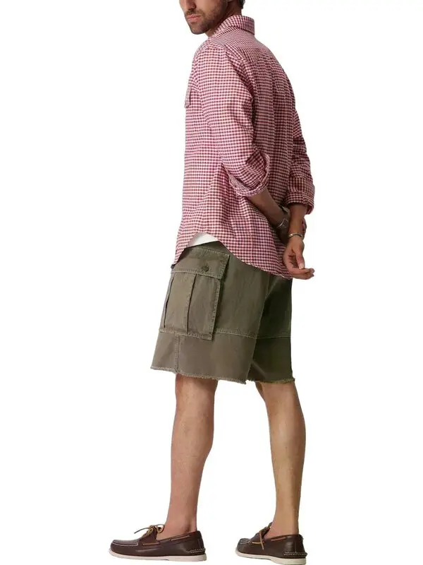 FORTELA Smith Gingham Cotton Shirt - Red