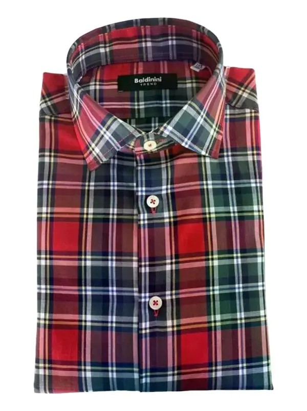 BALDININI Tartan-check Shirt - Red