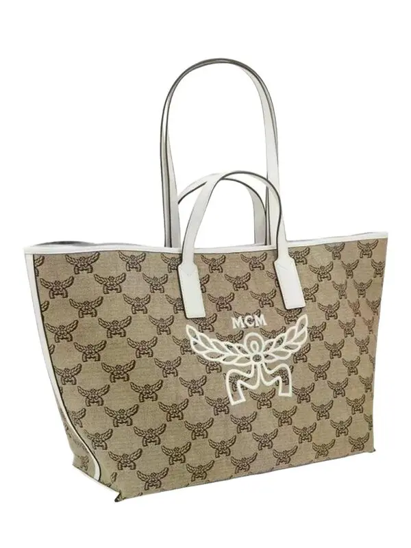 Mcm Medium Himmel Lauretos Tote Bag - Brown