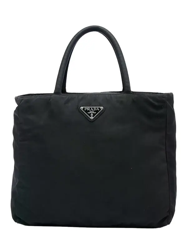 Prada 2000-2013 Tessuto Tote Bag - Black