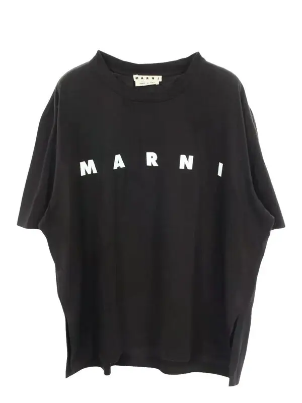 Marni 2010s Logo-print T-shirt - Black