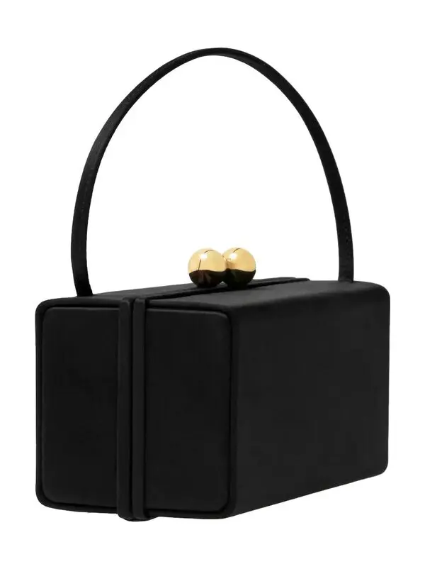 Carolina Herrera Mimi Satin Top-handle Bag - Black