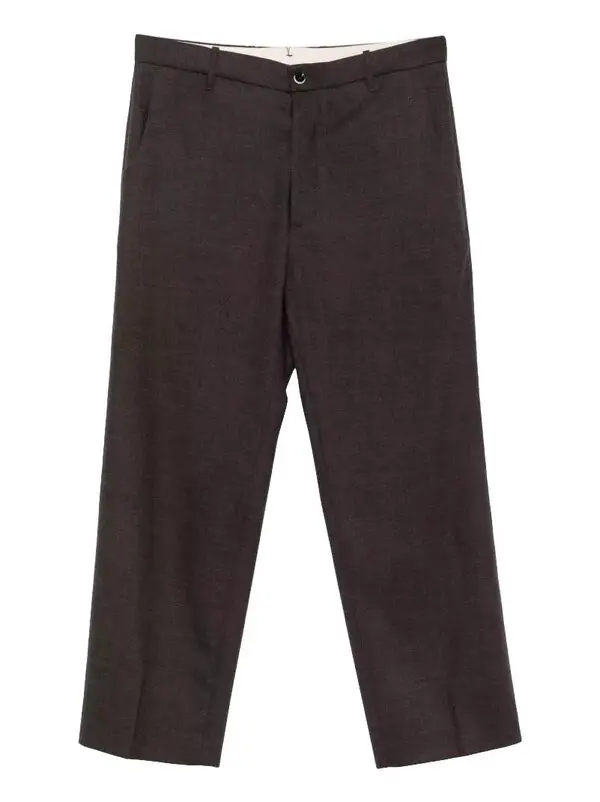 NINE:INTHE:MORNING Apollon Straight-leg Trousers - Brown