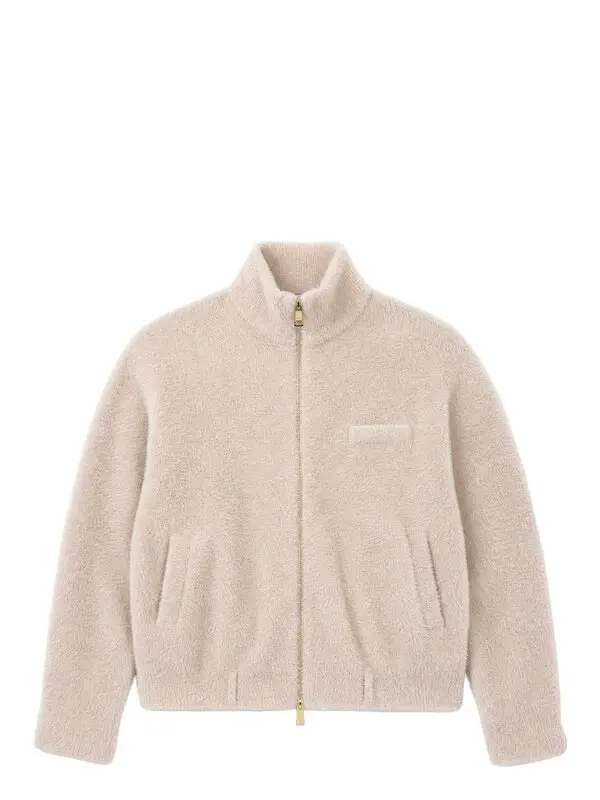 ROAVE Neutrals Everyday Emma Soft Double Zip Cardigan - Beige