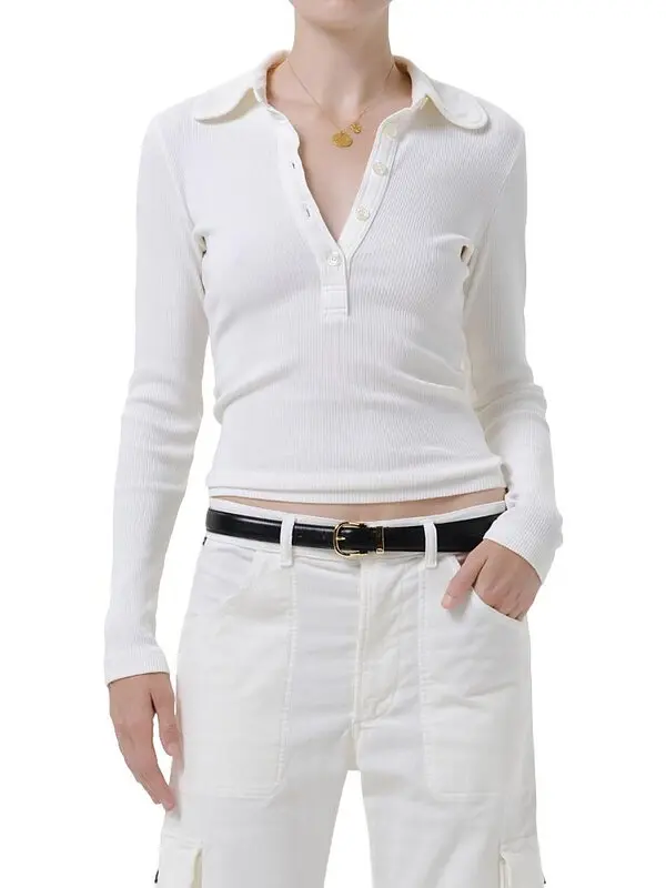 Citizens Of Humanity Brea 60's Polo Top - Pashmina