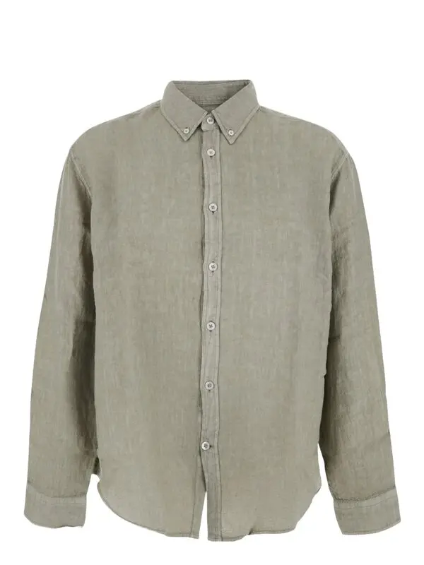 COOR Button-down Linen Shirt - Beige