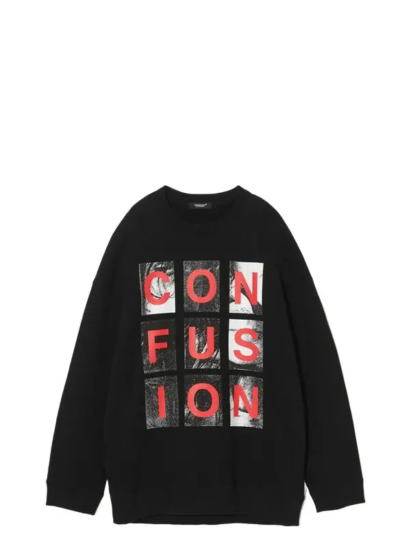 Undercover Graphic-print Cotton Sweatshirt - Black