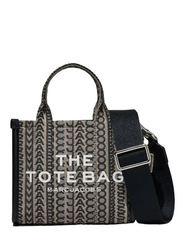 Marc Jacobs Small The Monogram Tote Bag - Black