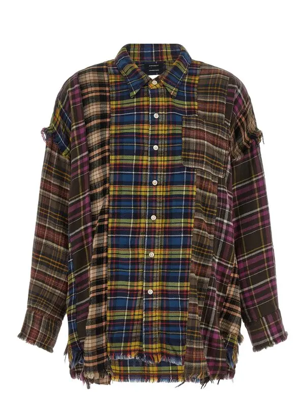 R13 Patchwork Shirt - Multicolor