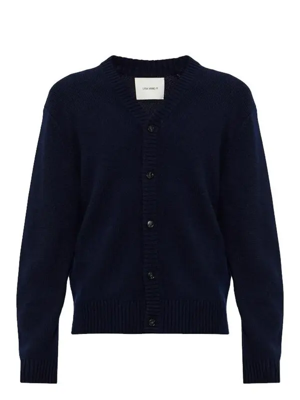 LISA YANG Fenris V-neck Cardigan - Black