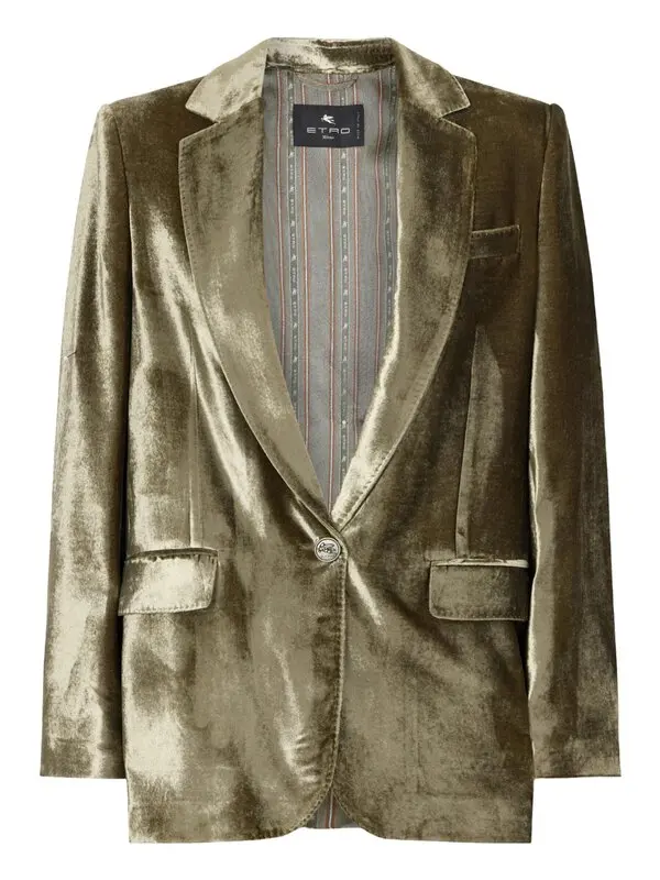 Etro Velvet Blazer - No