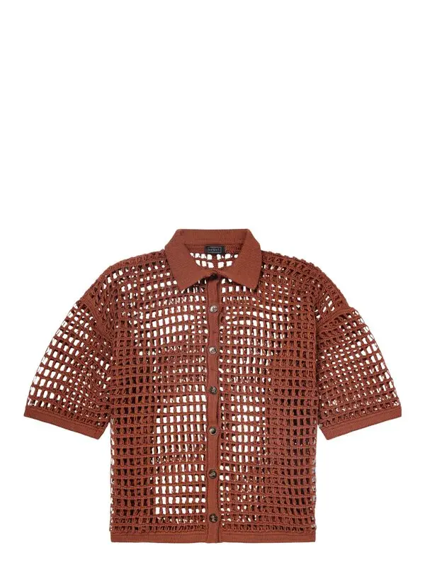HAIGHT. Knit Cotton-blend Shirt - No