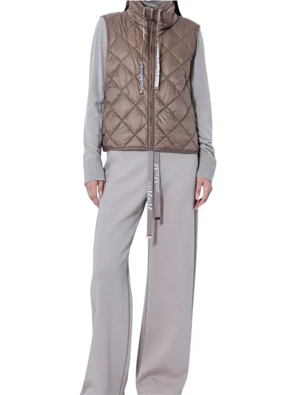 Max Mara Quilted Gilet With High Neck - No