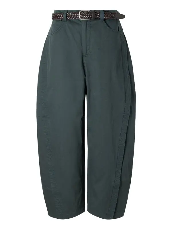 Sea Cotton Wide-leg Pants - No