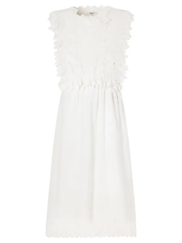 Sea Cotton-voile Midi Dress - No