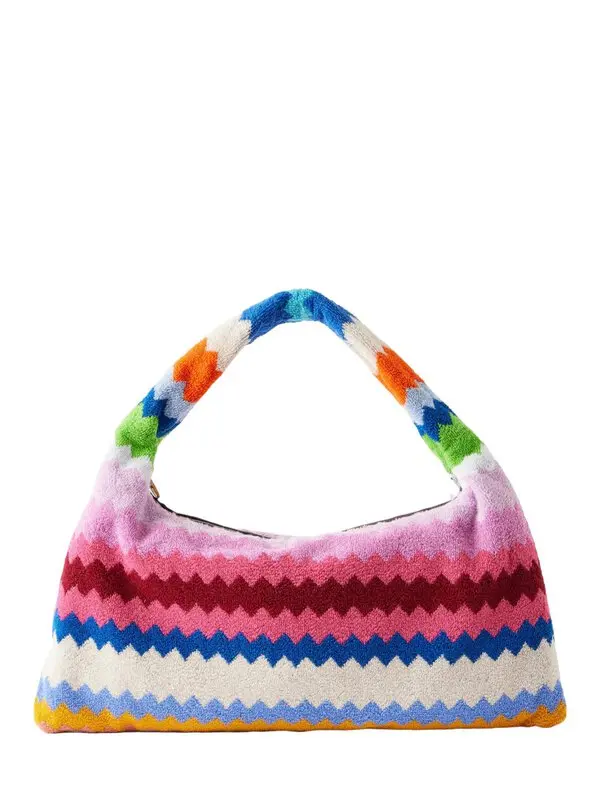 Missoni Striped Terry Shoulder Bag - Multicolor