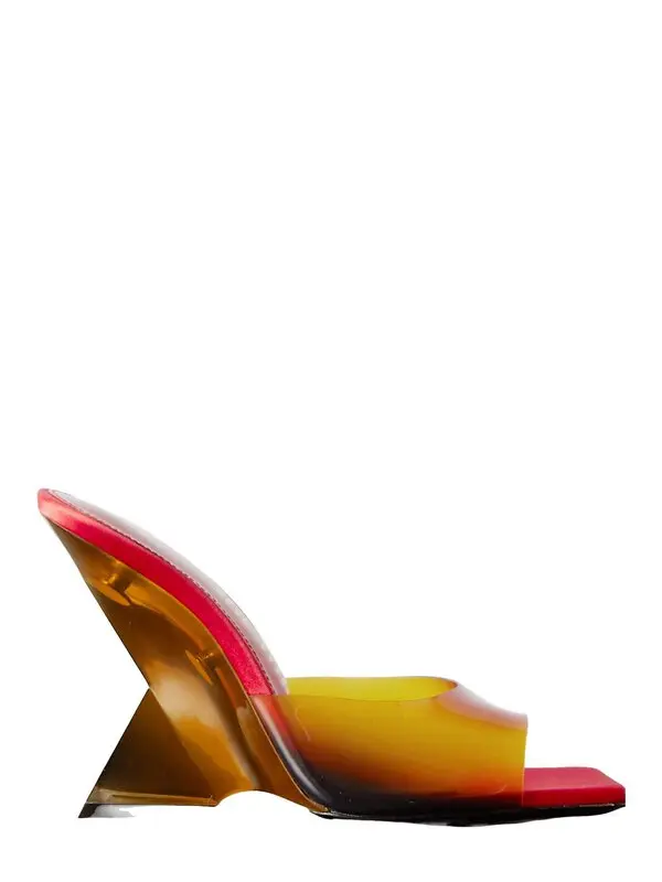Attico Cheope Dégradé Pvc Mules - Brown
