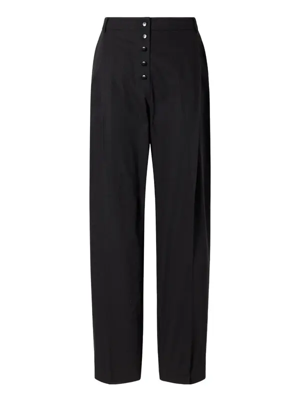 ST. AGNI Relaxed Wool Trousers - No