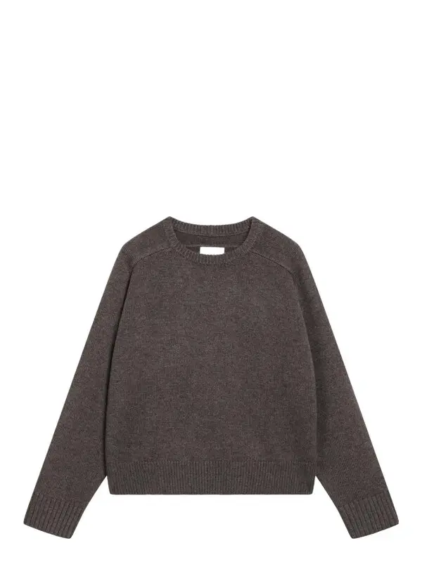 Loulou De Saison Ribbed Crew Neck Sweater - Brown