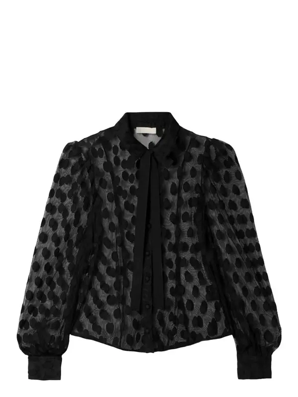 Ulla Johnson Sheer Mesh Top - Black