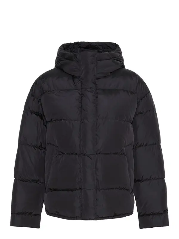 Max Mara Water-repellent Technical Taffeta Down Jacket - Black