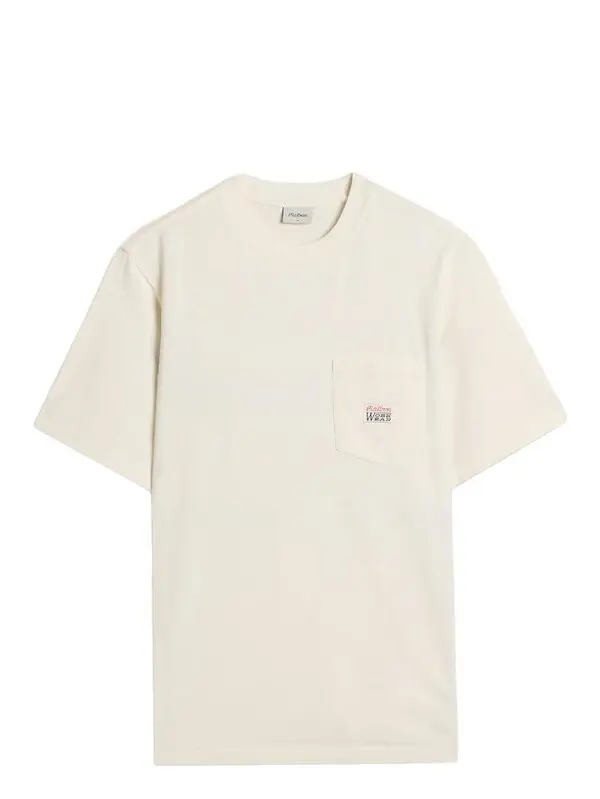 MALBON Vista Union Made T-shirt - Ivory