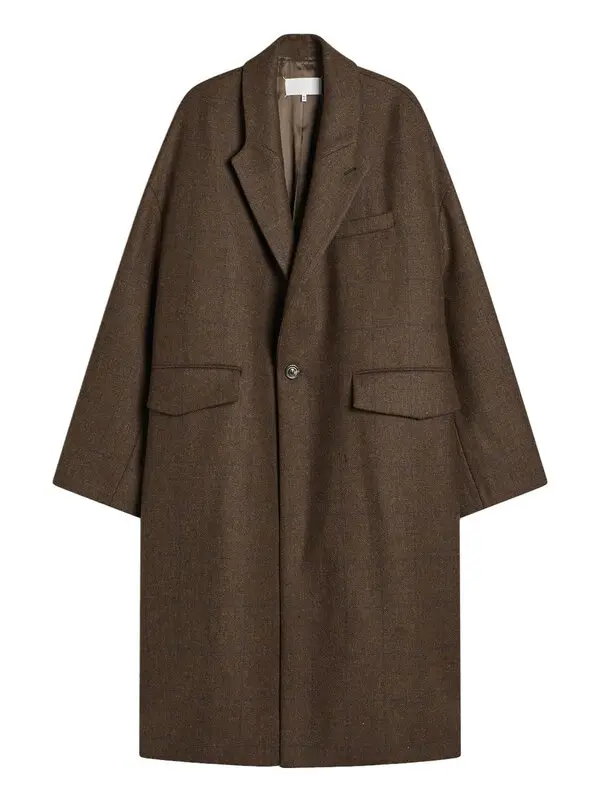 MAISON MARGIELA Oversized Cocooning Coat - Brown