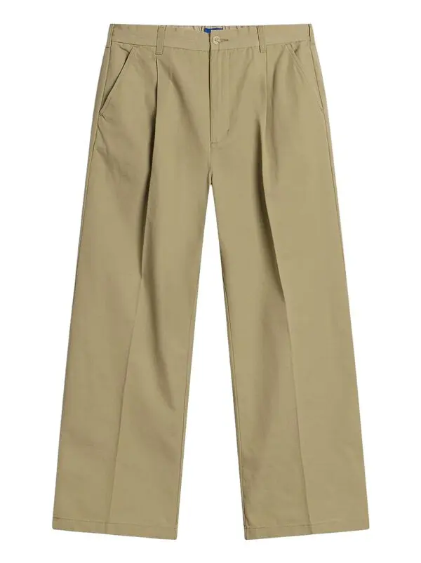 LARRIET Onder Pleated Ripstop Trousers - Sage