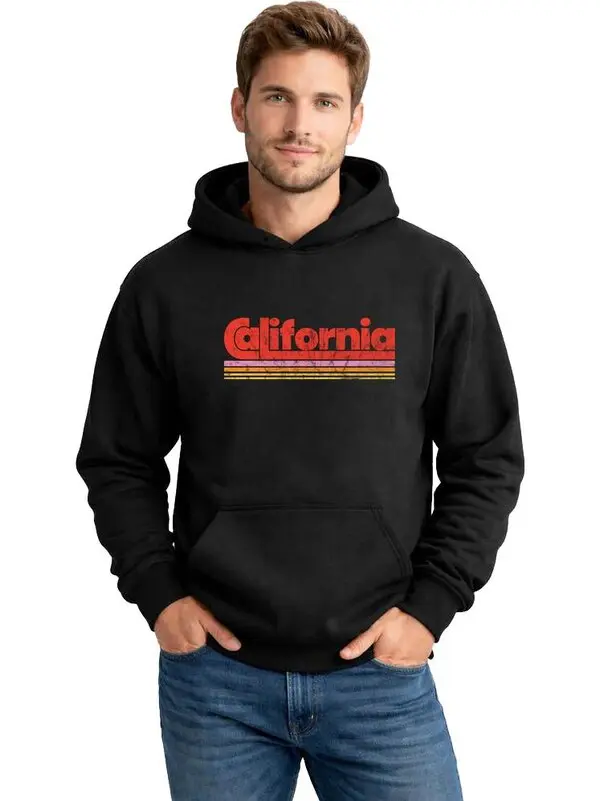 SIMPLY SAGE MARKET California Retro Stripes Hoodie - Midnight