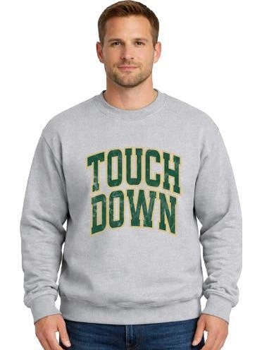 SIMPLY SAGE MARKET Touchdown Stacked Sweatshirt - Graphite