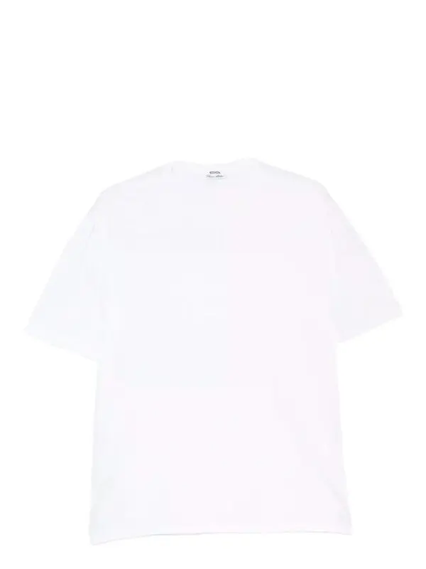 Cesare Attolini Pleated-sleeve T-shirt - White