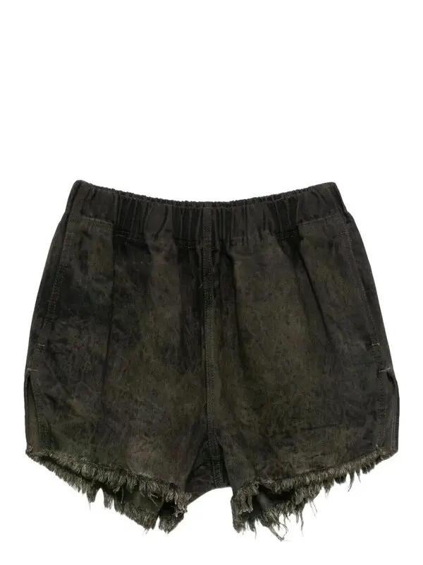 Rick Owens Faded Frayed Shorts - Grey