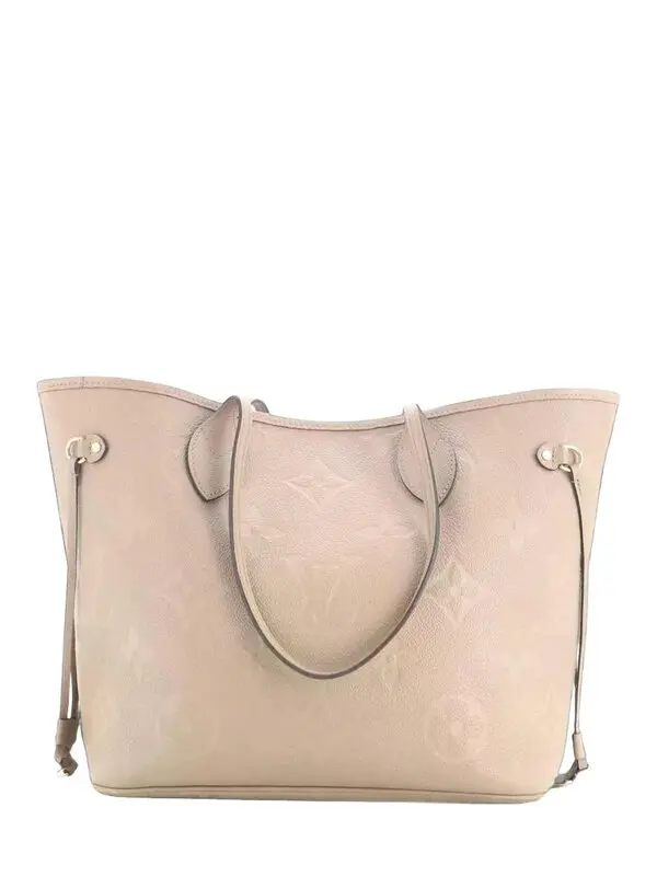 LOUIS VUITTON Neverfull Nm Monogram Empreinte Giant Mm Tote Bag - Neutrals
