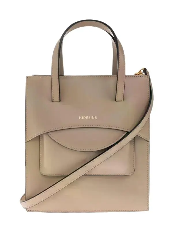 HIDESINS Medium Pocket Logo-print Tote Bag - Neutrals
