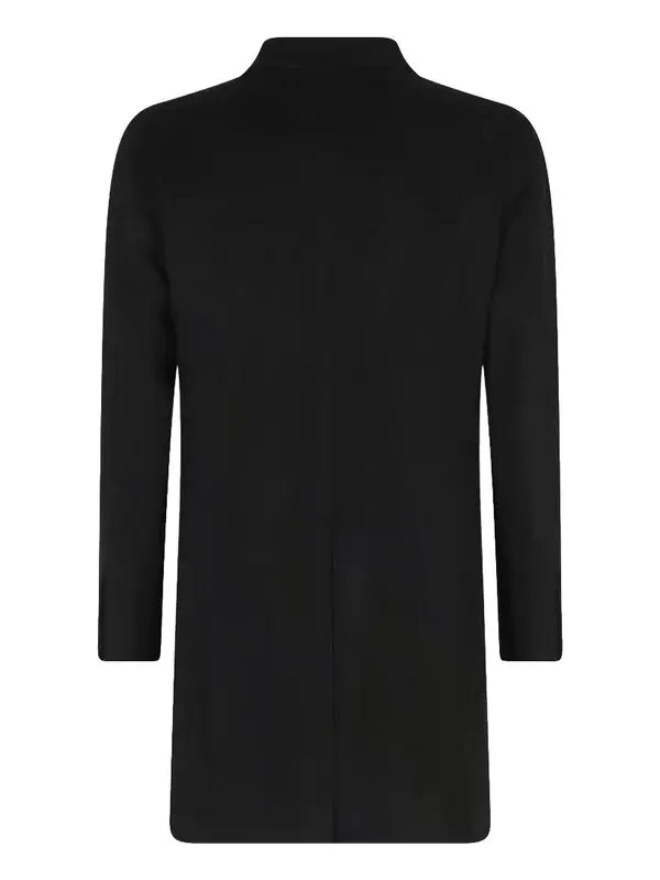 Tagliatore Single-breasted Wool Coat - Black