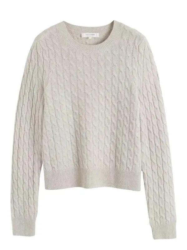 Chinti & Parker Cable-knit Sweater - Grey