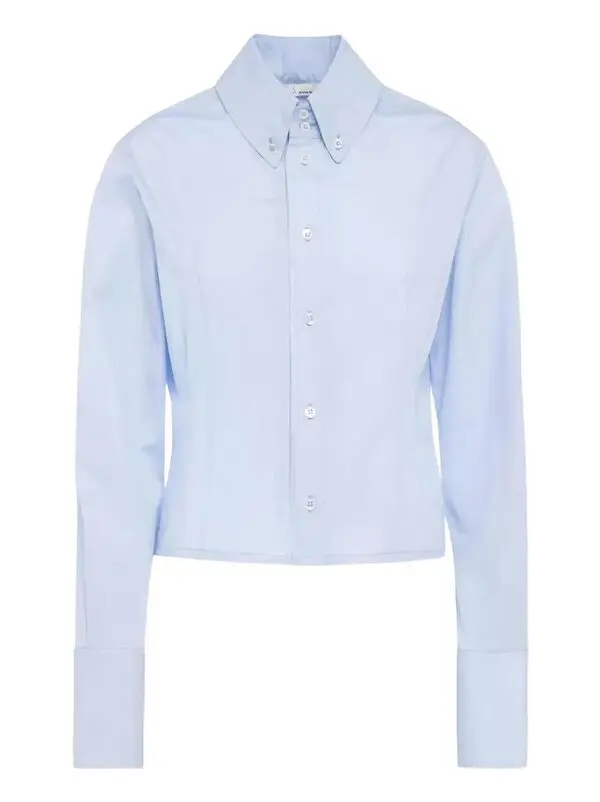 TELA Button-down Long-sleeved Shirt - Blue