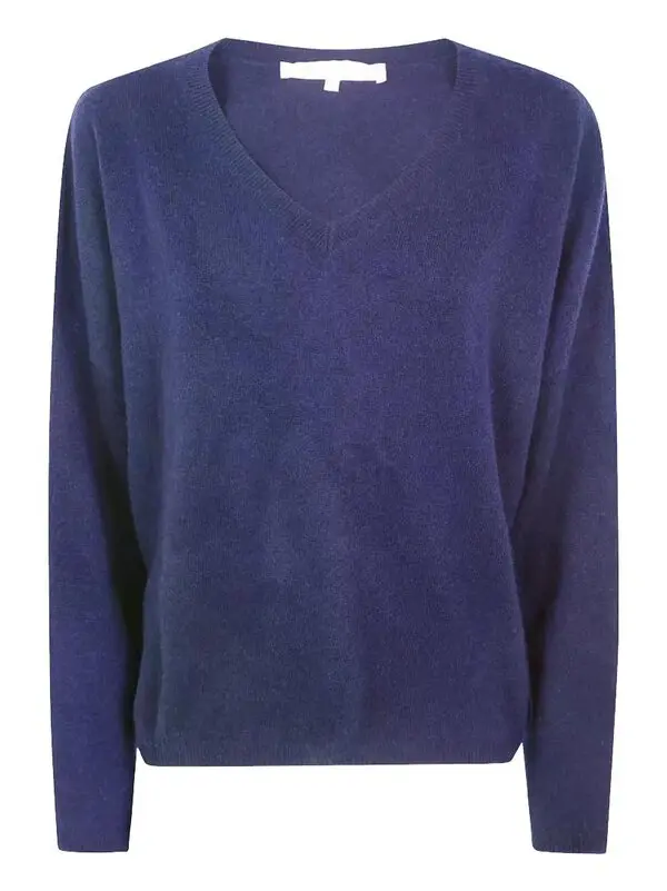 ABSOLUT CASHMERE Alicia V-neck Cashmere Sweater - Blue