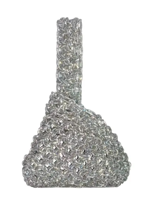 HIBOURAMA Niky Crystal-embellished Tote Bag - Silver