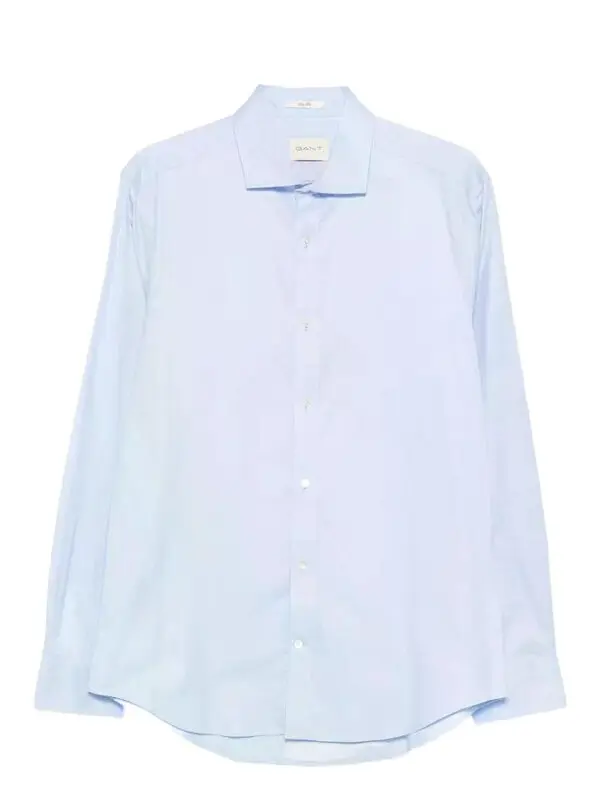 Gant Slim-fit Twill Shirt - Blue
