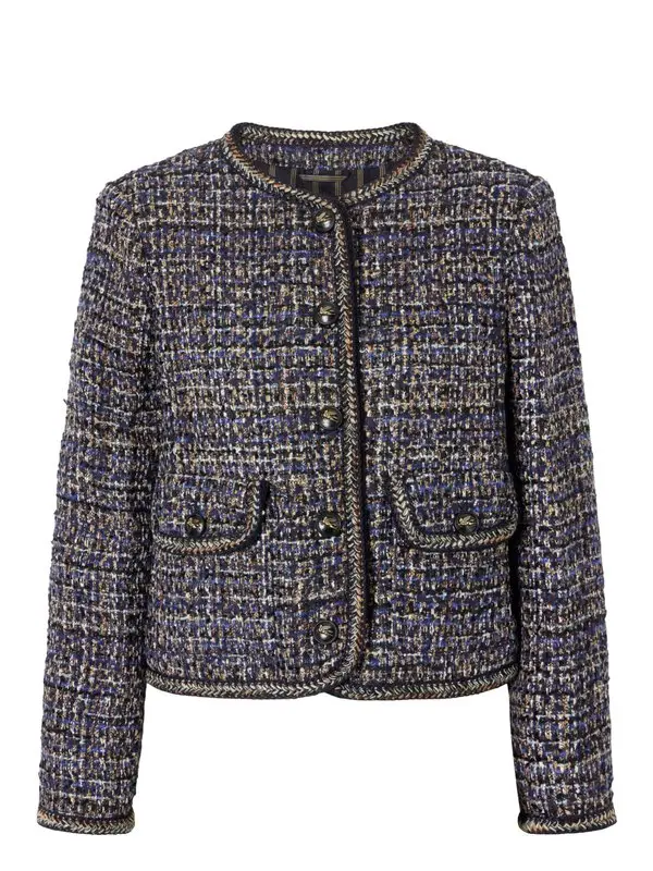 Etro Crew Neck Long-sleeve Coat - No