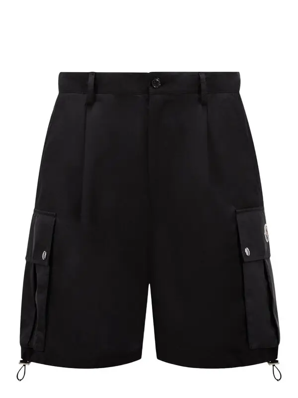 Moncler Cargo Bermuda Shorts - Black
