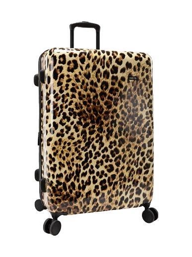 HEYS Elite Fashion Spinner® 30 Inch Luggage - Brown Leopard
